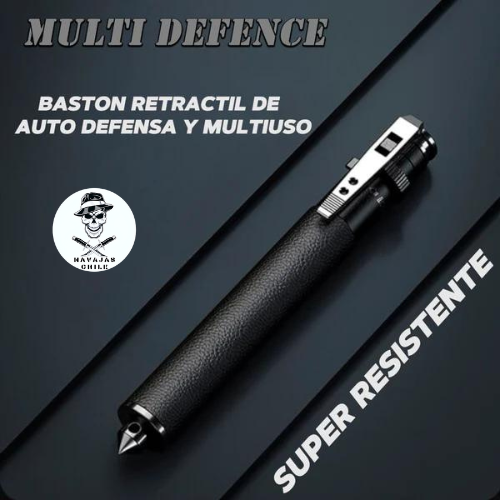 Bastón Retráctil Automático Profesional – Defensa Segura y Precisa ...